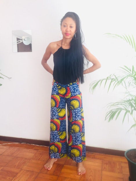 Size Burkina Faso Boho Etnic Summer Multicolor Abstract Cotton Dashiki
